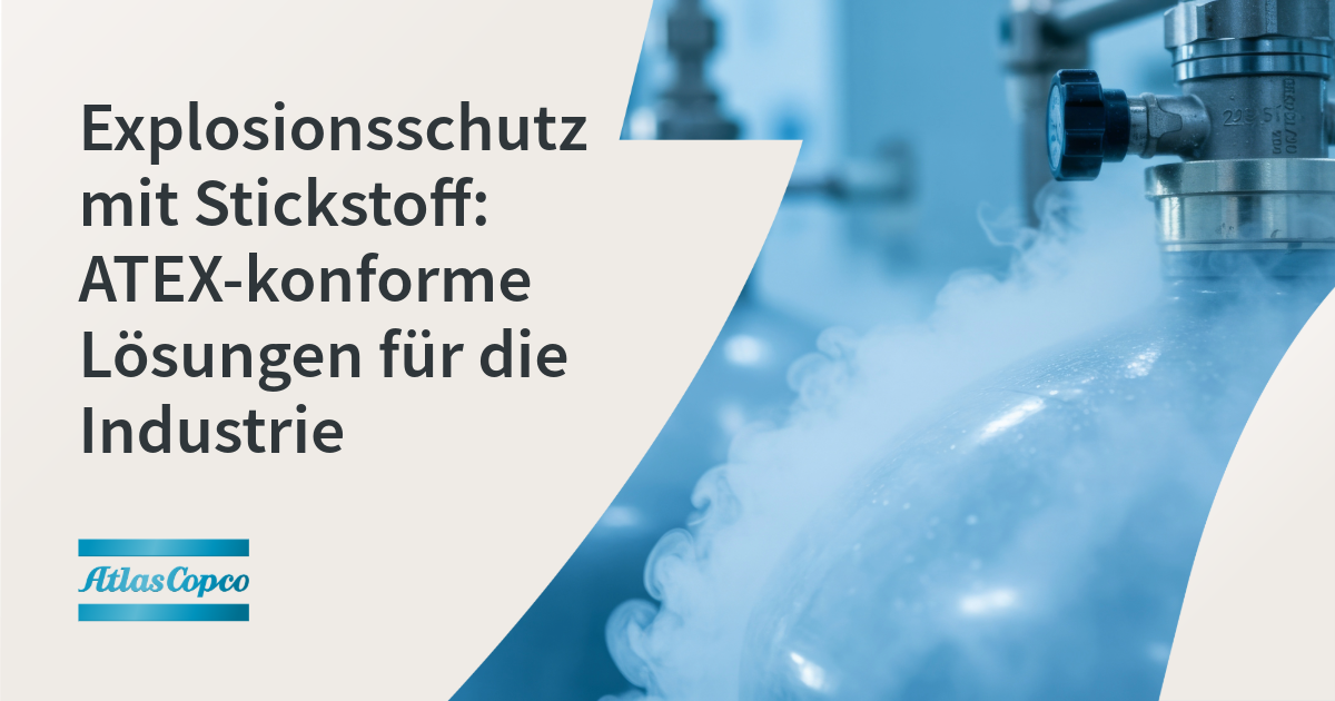 Explosionsschutz mit Stickstoff: ATEX-konforme Lösungen für die Industrie