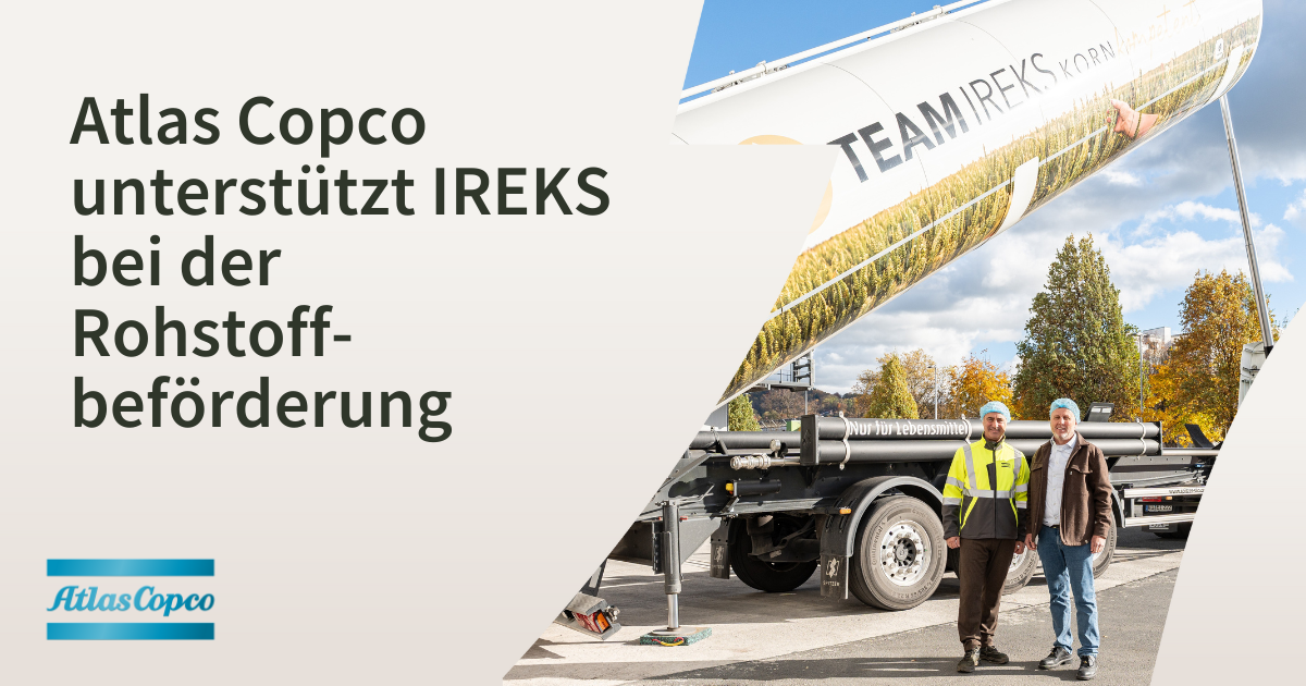 Effizienz trifft Qualität: Atlas Copco unterstützt IREKS bei der ...